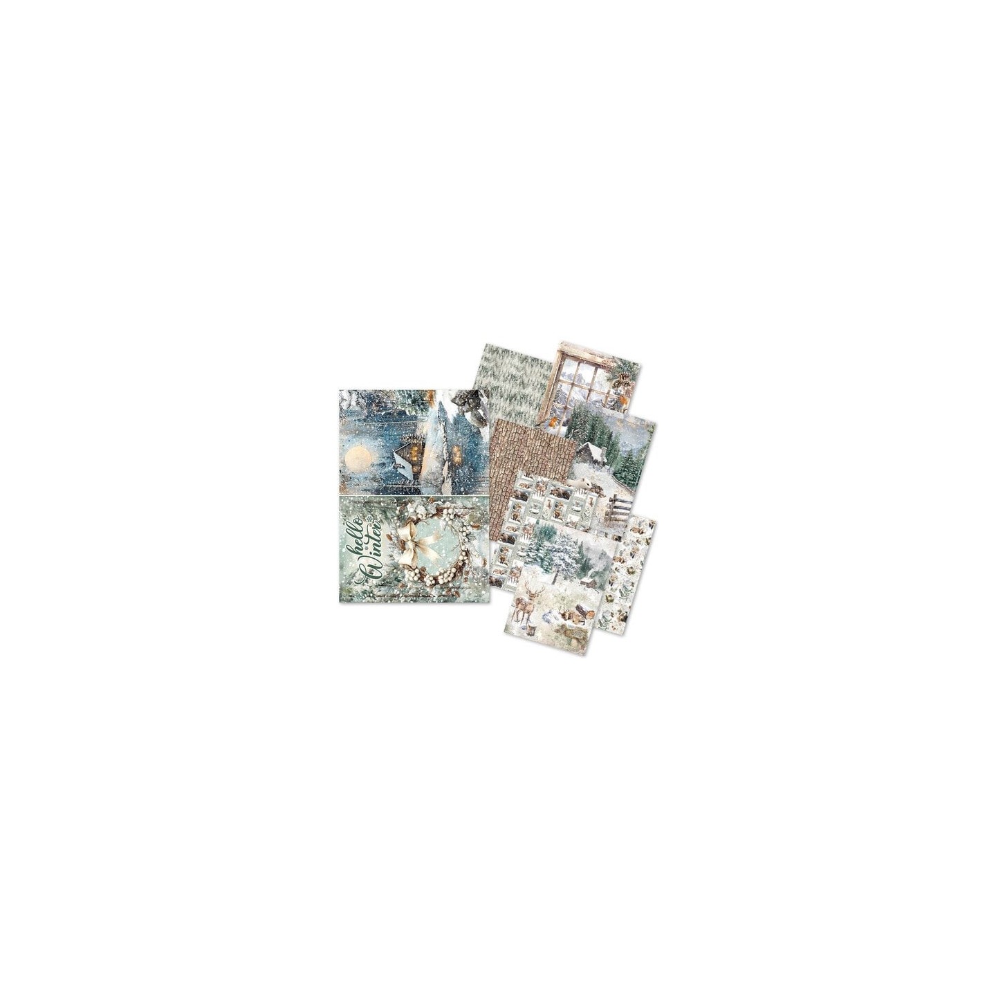 (CBRS024)CIAO BELLA Forest Tales A5 Rice Paper Mixed (8pcs)