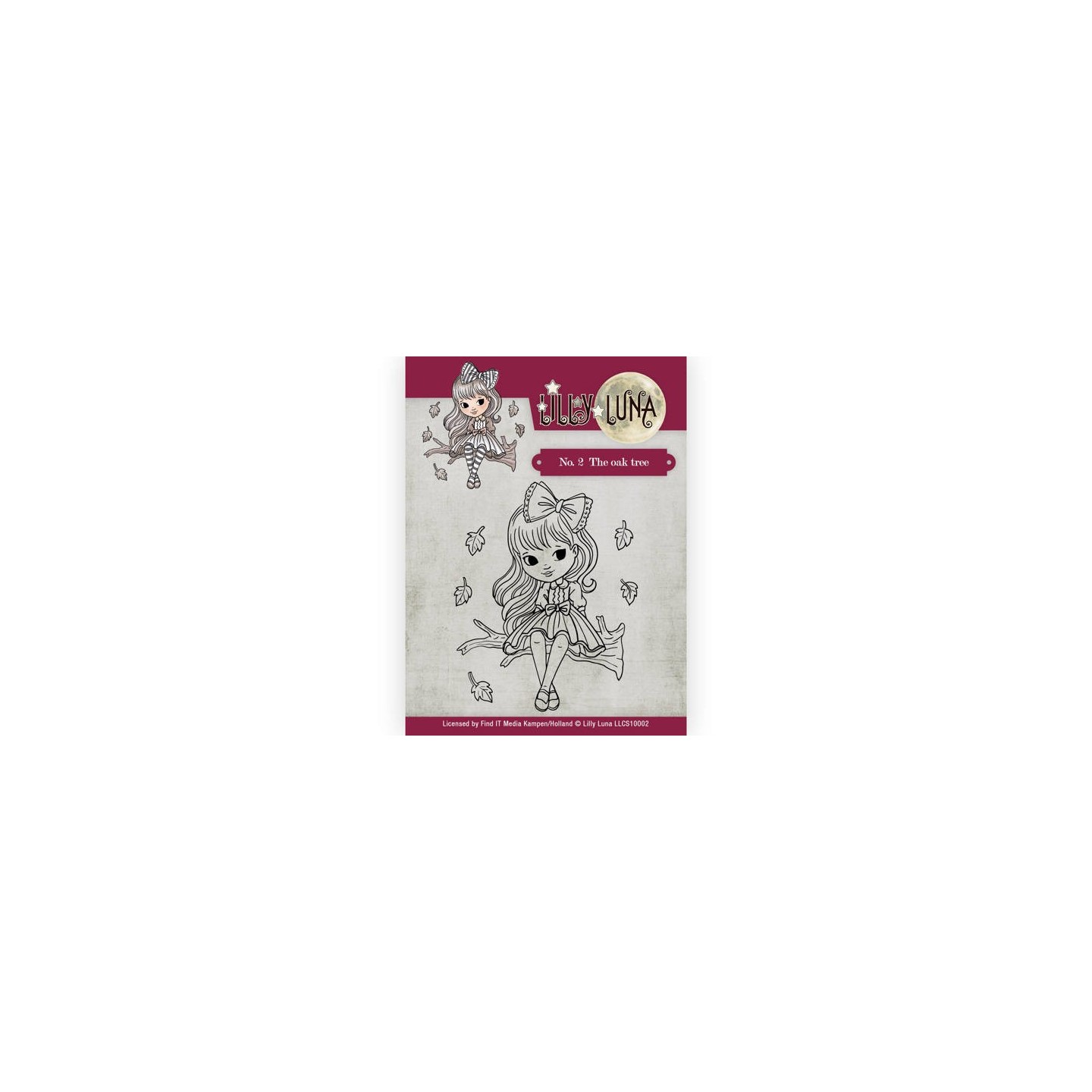 (LLCS10002)Clearstamp -Lilly Luna - 2 The Oak Tree