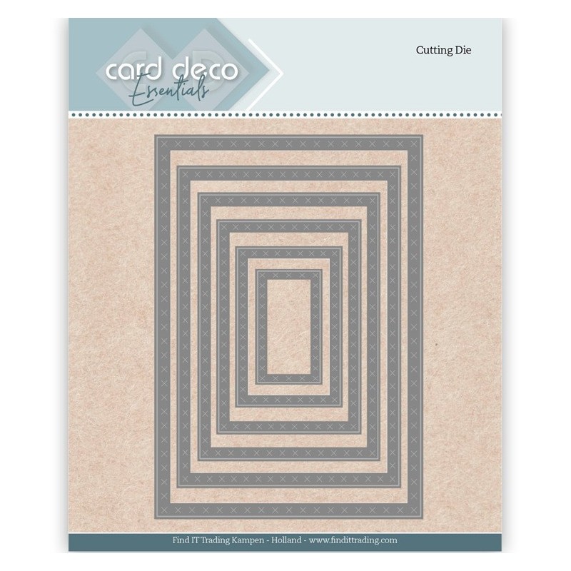 (CDECD0123)Card Deco Essentials - Nesting Dies - Cross Stitch Border